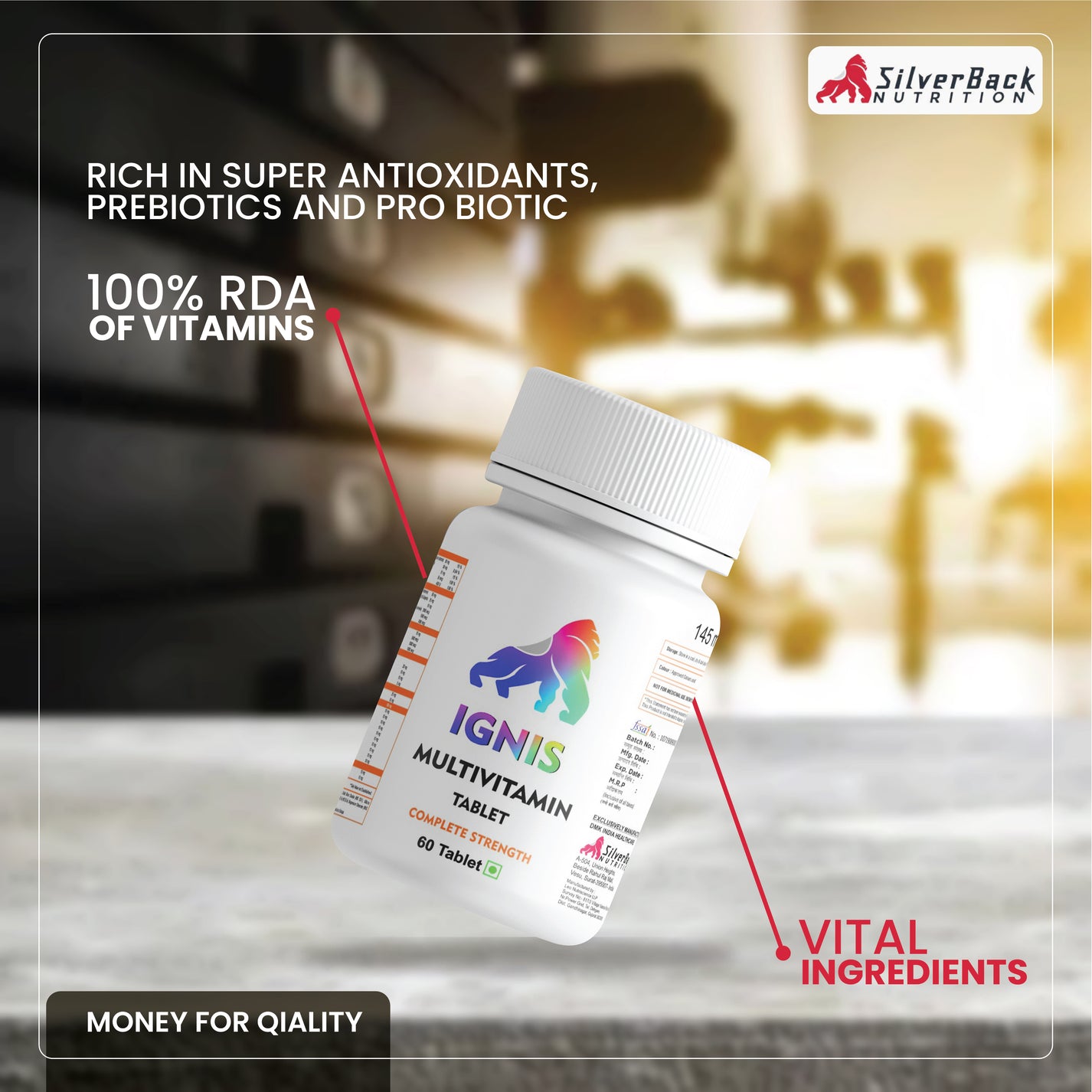 Multivitamin Tablets | Order IGNIS Tablets Online | 60 Tablets