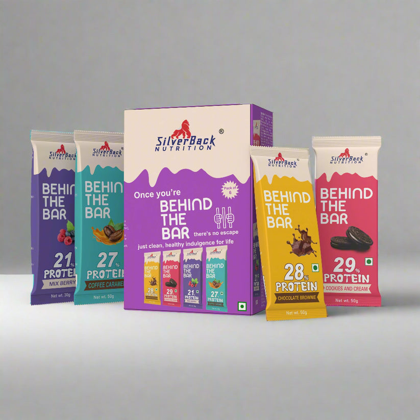 Silverback Nutrition Behind The Bar Protein Bar Box of 6 High-Protein