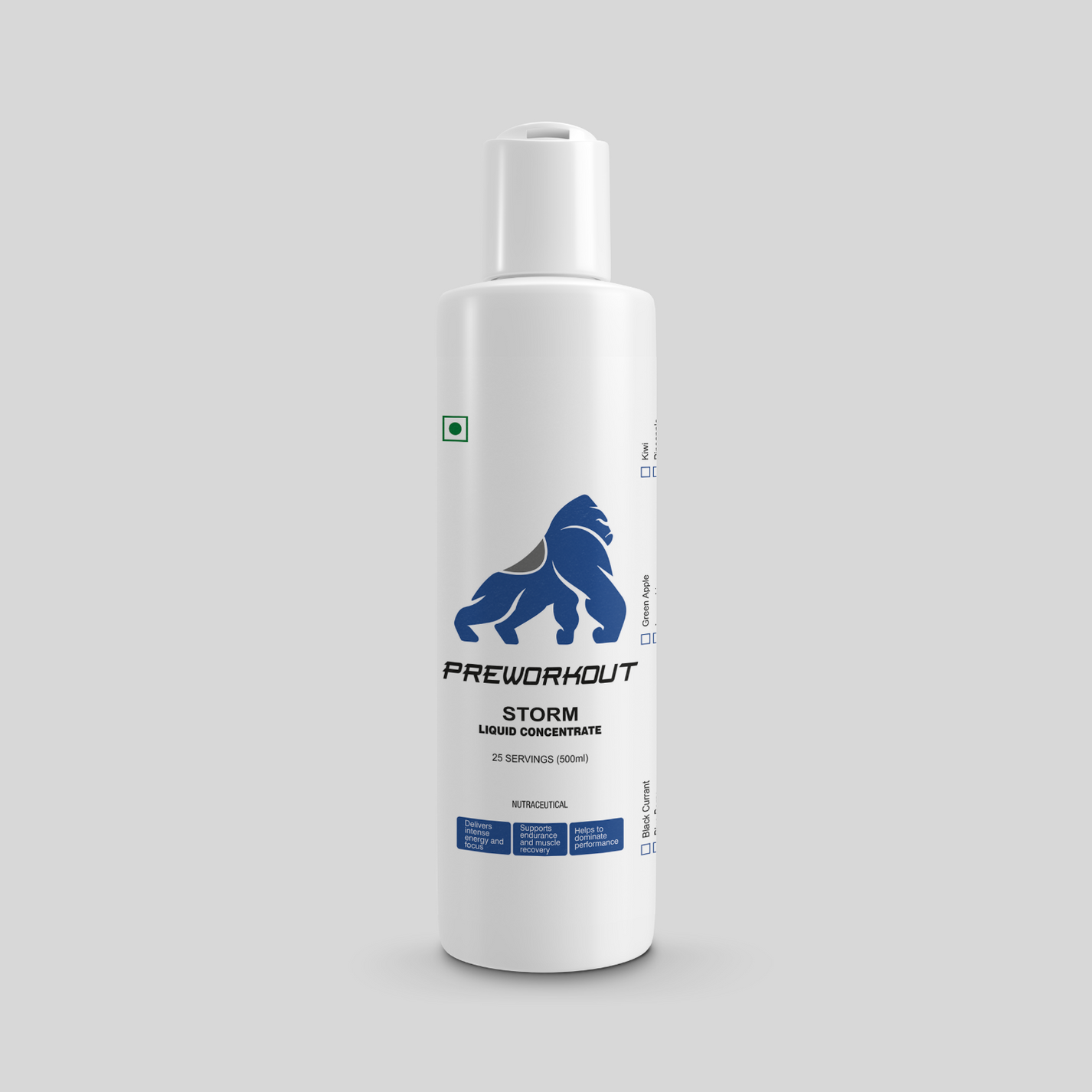 Pre Workout Liquid Supplement | 500ml - SilverBack Nutrition